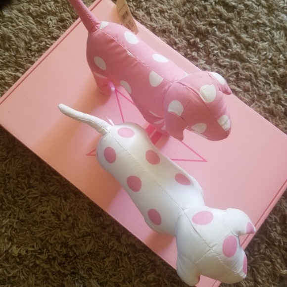 PINK Victoria's Secret | Accessories | 2 Htf Vs Pink Dogs | Poshmark
